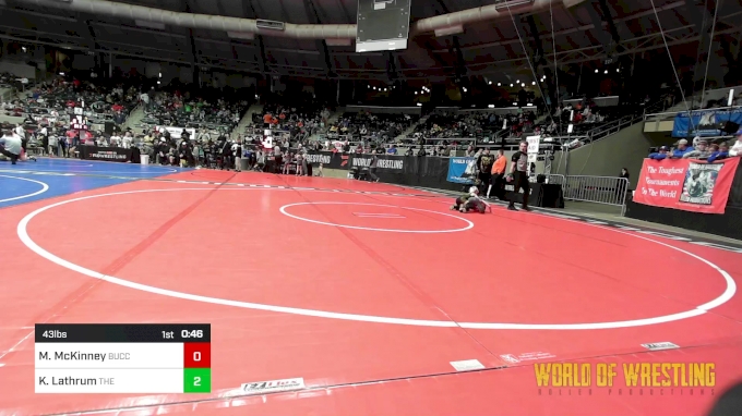 43 lbs Consi Of 8 #1 - Maverick McKinney, Buccaneer Wrestling Club vs ...