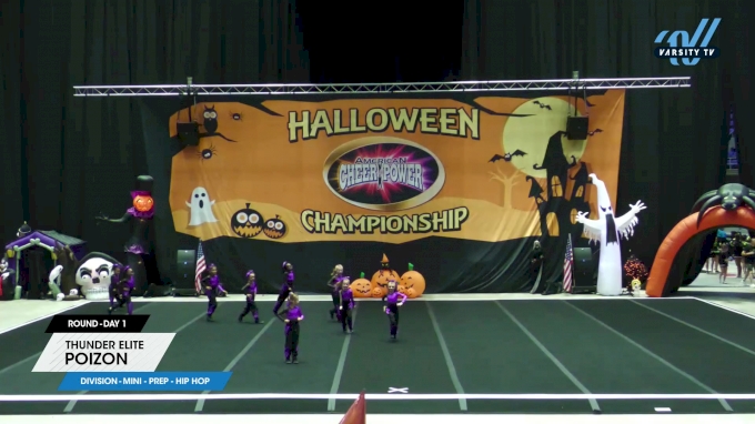 Thunder Elite - Poizon [2024 Mini - Prep - Hip Hop Day 1] 2024 Cheer Power San Antonio Halloween ...