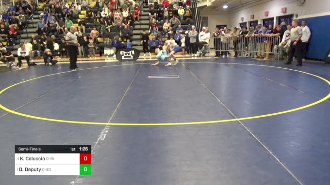 107 lbs Semifinal - Killian Coluccio, Christian Brothers Acad.-NJ vs ...
