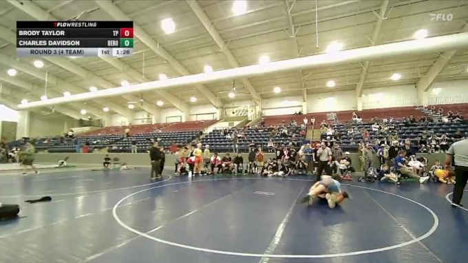 150 lbs Round 3 (4 Team) - Brody Taylor, Team Prestige vs CHARLES ...