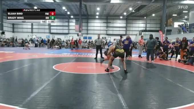 157 lbs Elijah Bird, PINECREST vs Brady Ming, HEAVY HITTING HAMMERS