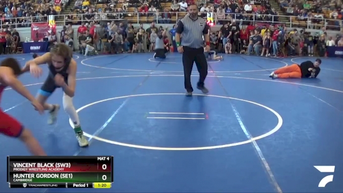 100 lbs Champ. Round 2 - Hunter Gordon (se1), Cambridge vs Vincent ...