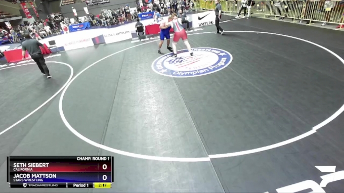 125 lbs Champ. Round 1 - Seth Siebert, California vs Jacob Mattson ...