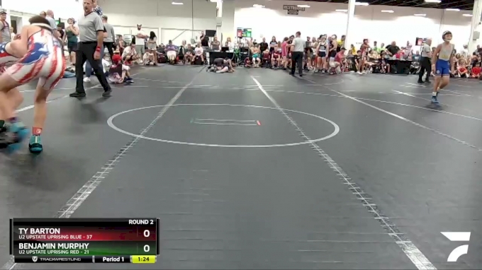 110 lbs Round 2 (4 Team) - Ty Barton, U2 Upstate Uprising Blue vs ...
