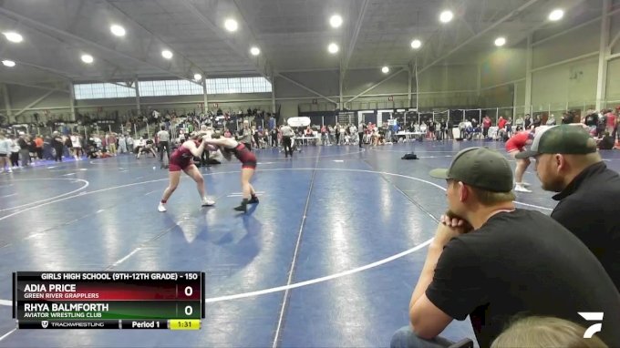 150 lbs Cons. Round 2 - Rhya Balmforth, Aviator Wrestling Club vs Adia ...