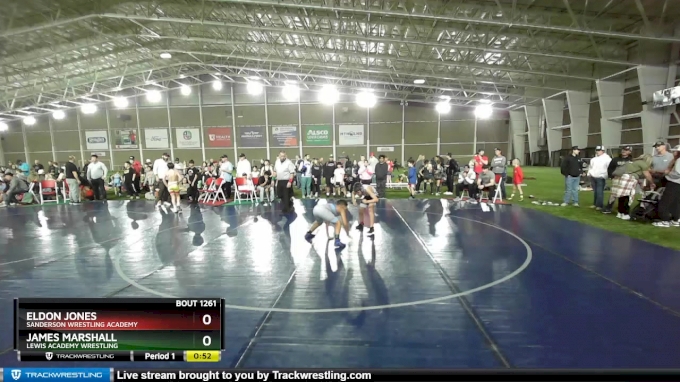 98 lbs Cons. Round 2 - James Marshall, Lewis Academy Wrestling vs Eldon ...