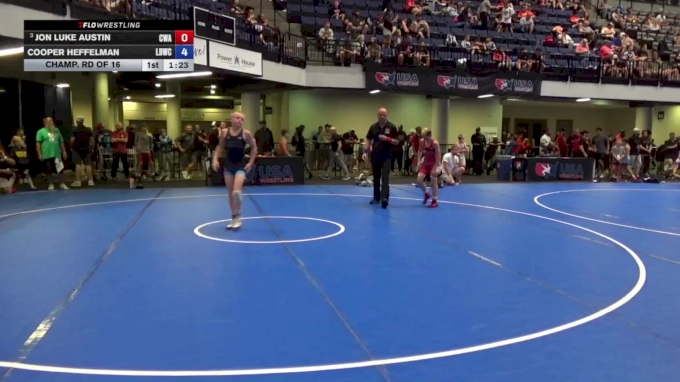 88 lbs Champ. Rd Of 16 - Jon Luke Austin, Contenders Wrestling Academy ...