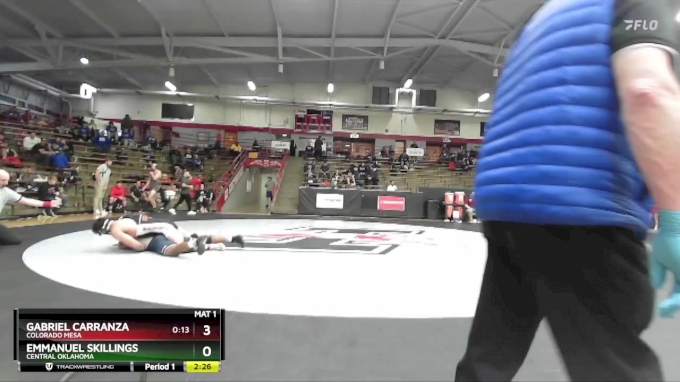 197 lbs Champ. Round 3 - Gabriel Carranza, Colorado Mesa vs Emmanuel ...