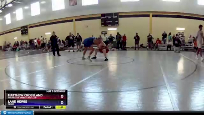 195 lbs Cons. Round 3 - Matthew Crossland, Rochester Wrestling Club vs ...