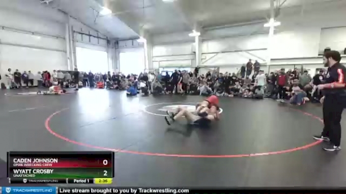 145 lbs Champ. Round 2 - Caden Johnson, Omak Wrecking Crew vs Wyatt ...