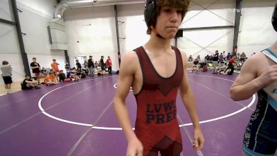 54 kg Rr Rnd 1 - Carson Wagner, Northampton Area WC vs Jason Lamb, A.T ...