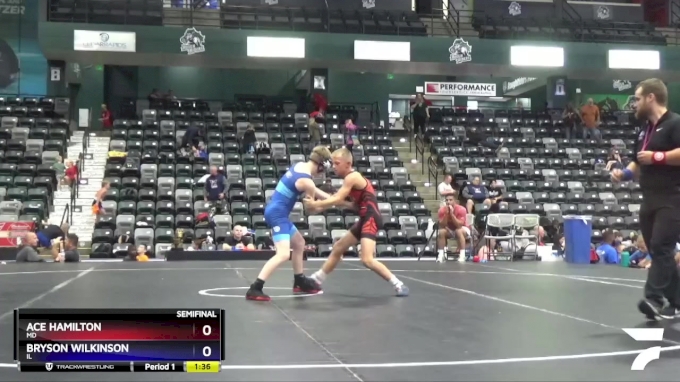 82 lbs Semifinal - Ace Hamilton, MD vs Bryson Wilkinson, IL
