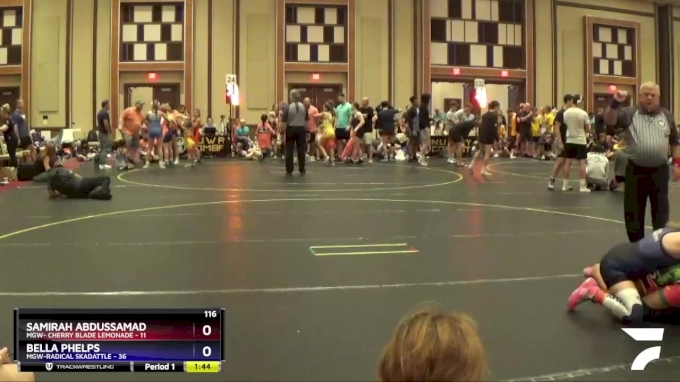 116 lbs Round 3 (6 Team) - Bella Phelps, MGW-Radical Skadattle vs ...