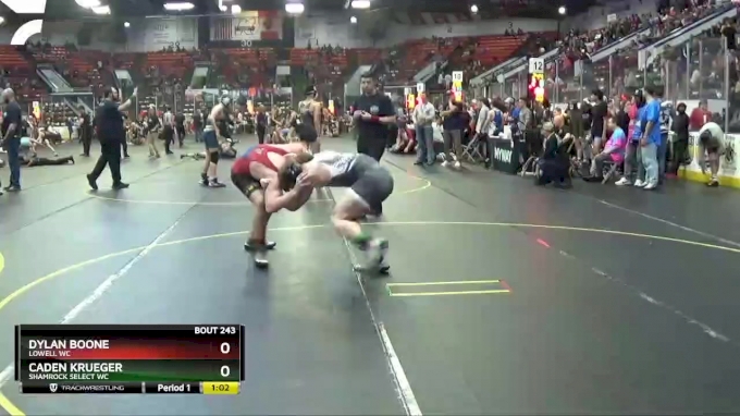 155 lbs Quarterfinal - Caden Krueger, Shamrock Select WC vs Dylan Boone ...