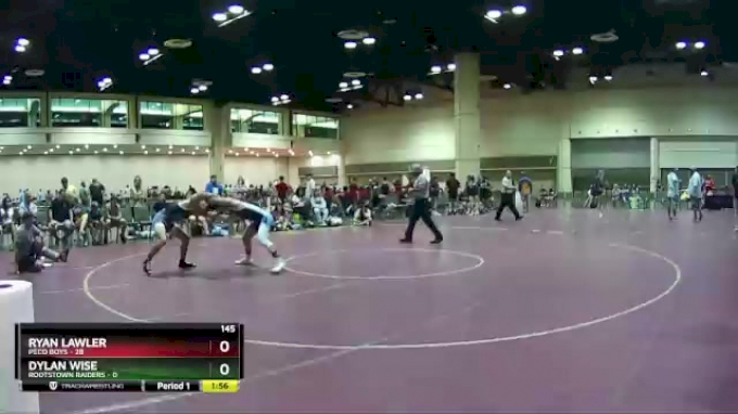 145 lbs Round 2 (8 Team) - Dylan Wise, Rootstown Raiders vs Ryan Lawler ...