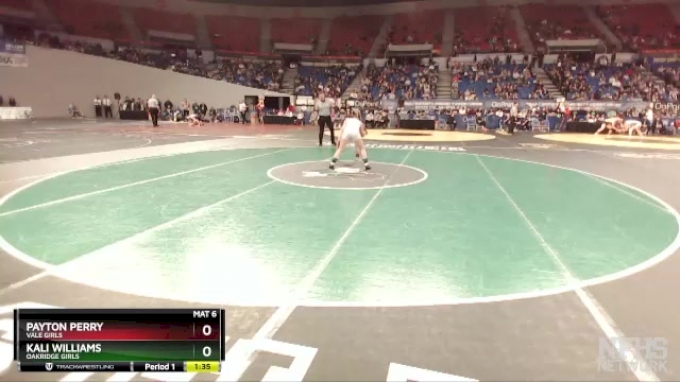 4A/3A/2A/1A Girls 130 1st Place Match - Payton Perry, Vale Girls vs ...