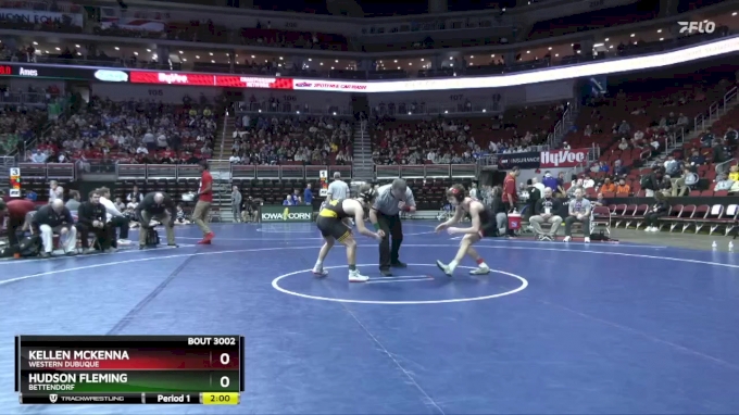 3A-106 lbs Champ. Round 1 - Kellen McKenna, Western Dubuque vs Hudson ...