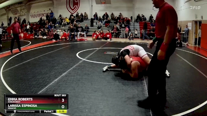 235 lbs 3rd Place Match - Larissa Espinosa, Ignacio vs Emma Roberts ...