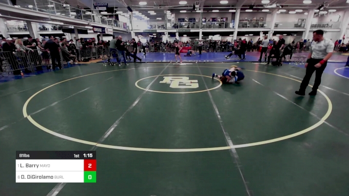 81 lbs Final - Logan Barry, Mayo Quanchi WC vs Dominic DiGirolamo ...
