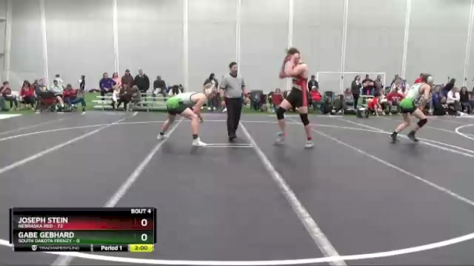 220 lbs Round 2 (4 Team) - Joseph Stein, Nebraska Red vs Gabe Gebhard ...