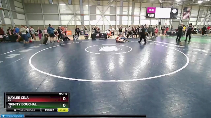 72 lbs Cons. Round 2 - Kaylee Ceja, CA vs Trinity Bouchal, AZ