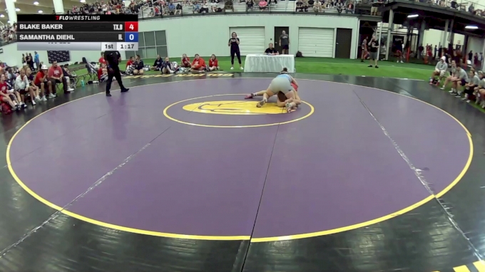 190 lbs Blake Baker, Texas Blue vs Samantha Diehl, Illinois