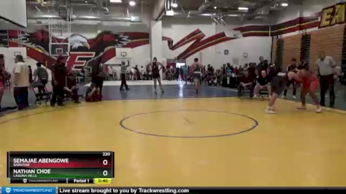 220 lbs Cons. Round 2 - Semajae Abengowe, Barstow vs Nathan Choe ...