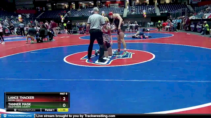 1A-144 lbs Quarterfinal - Tanner Mask, Oglethorpe County vs Lance Thacker, Social Circle