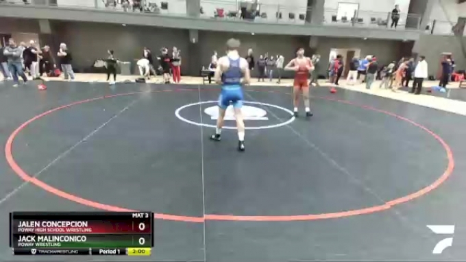 132 lbs Quarterfinal - Jalen Concepcion, Poway High School Wrestling vs ...