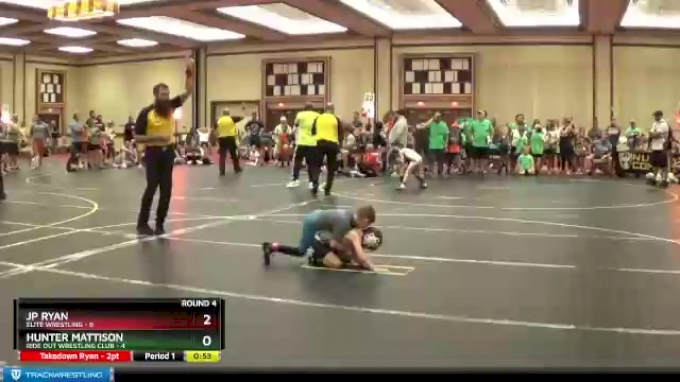 49 lbs Round 4 (6 Team) - Hunter Mattison, Ride Out Wrestling Club vs ...