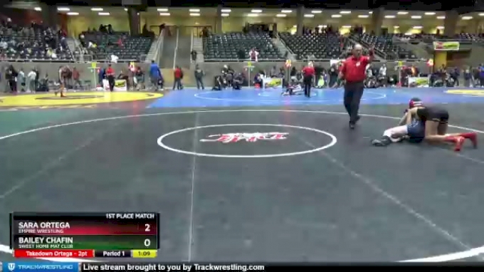 127 lbs 1st Place Match - Sara Ortega, Empire Wrestling vs Bailey ...