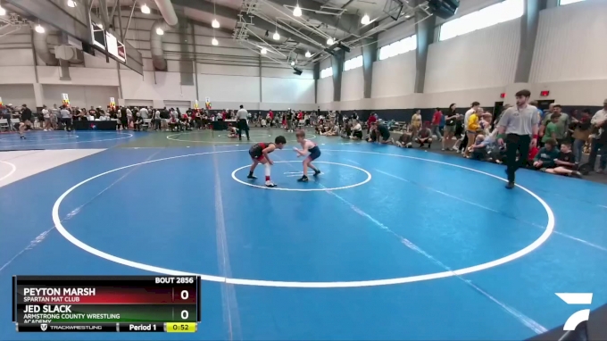 70 lbs Cons. Round 2 - Peyton Marsh, Spartan Mat Club vs Jed Slack ...