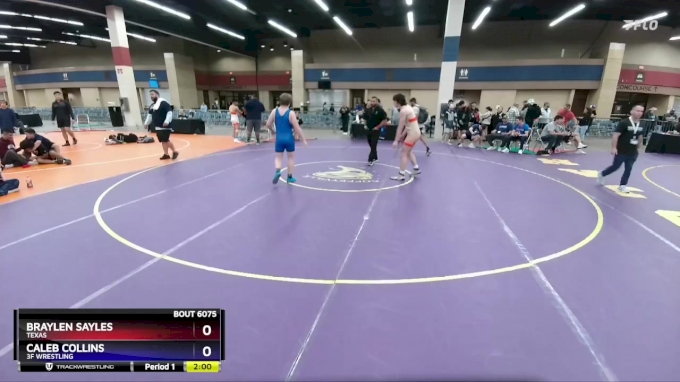 175 lbs 2nd Place Match - Braylen Sayles, Texas vs Caleb Collins, 3F ...
