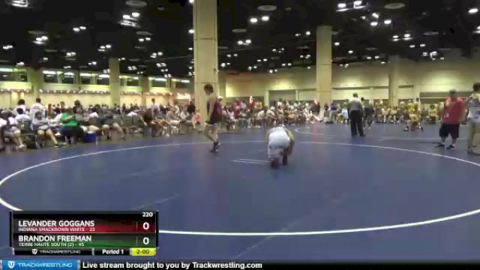 220 lbs Round 2 (10 Team) - Levander Goggans, Indiana Smackdown White ...