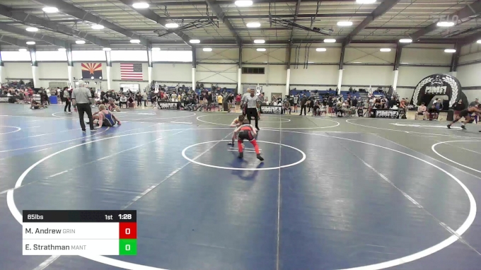 65 lbs Quarterfinal - Maddix Andrew, Grindhouse WC vs Evan Strathman ...