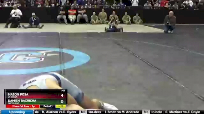 5A 160 lbs 1st Place Match - Mason Posa, La Cueva vs Damien Bachicha ...