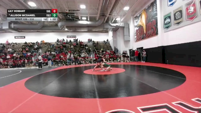110 lbs Champ. Round 2 - Lily Homant, Eaglecrest vs Allison McDaniel ...
