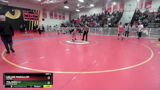 130 lbs Champ. Round 2 - Leilani Magallon, Colony vs Yolanda Li ...