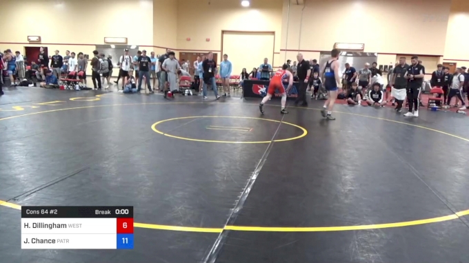 70 kg Cons 64 #2 - Henry Dillingham, West Linn High School Wrestling vs ...