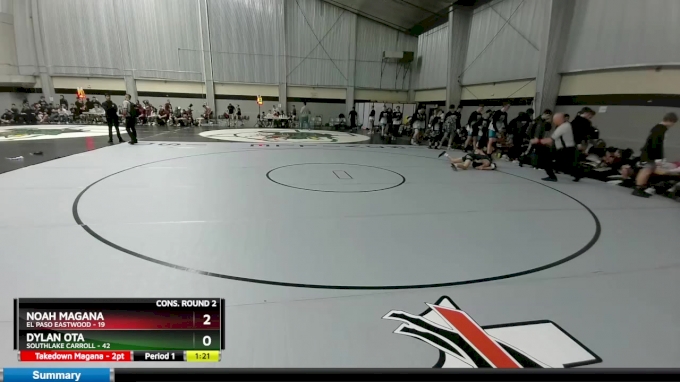 106 lbs 2nd Wrestleback And Semi-finals(16 Team) - Noah Magana, El Paso ...