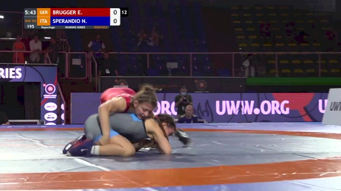 59 kg Elena Heike Brugger, GER vs Nairomi Sperandio, ITA