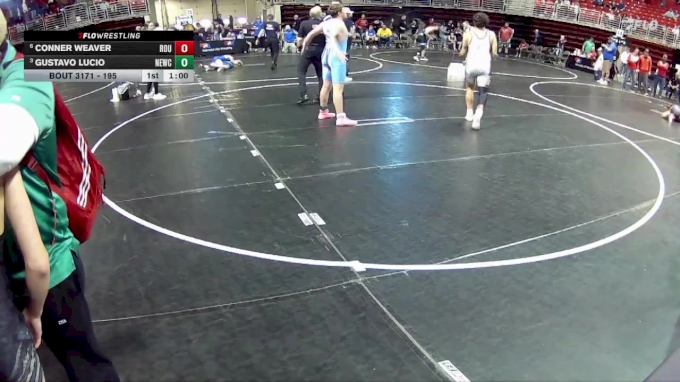 195 lbs Quarterfinal - Gustavo Lucio, Nebraska Elite Wrestling Club vs ...