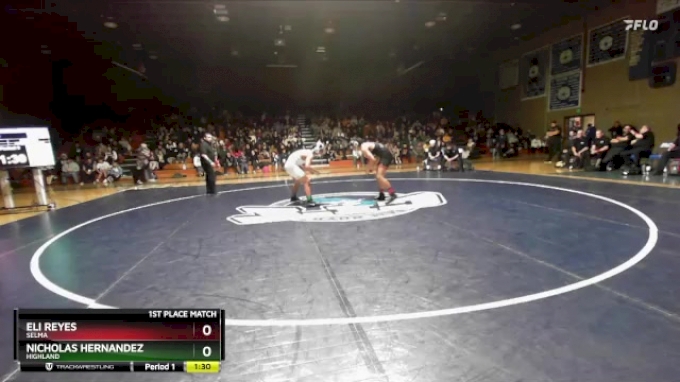 150 lbs 1st Place Match - Nicholas Hernandez, Highland vs Eli Reyes, Selma