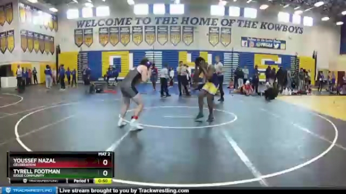 160 lbs 3rd Place Match - Tyrell Footman, Ridge Community vs Youssef ...