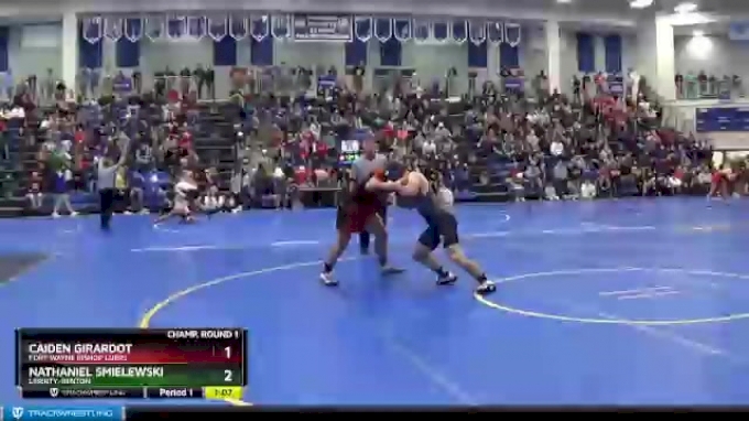 175 lbs Champ. Round 1 - Caiden Girardot, Fort Wayne Bishop Luers vs ...