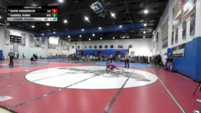 165 Boys Champ. Round 1 - David Henderson, Scripps Ranch vs Gabriel ...