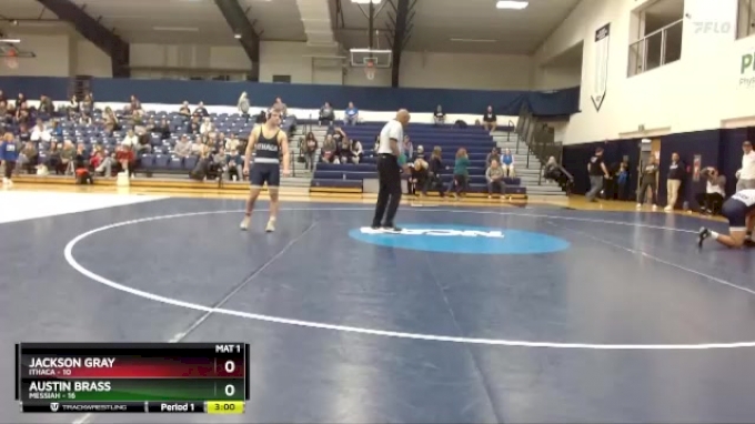 174 lbs Finals (2 Team) - Jackson Gray, Ithaca vs Austin Brass, Messiah