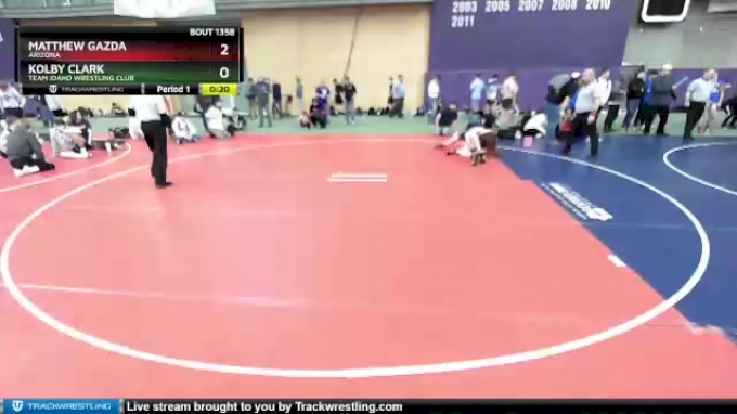 170 lbs Cons. Round 5 - Matthew Gazda, Arizona vs Kolby Clark, Team ...