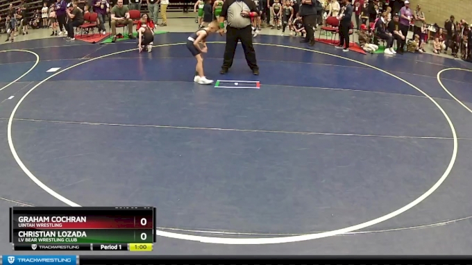 56 lbs Champ. Round 2 - Graham Cochran, Uintah Wrestling vs Christian ...