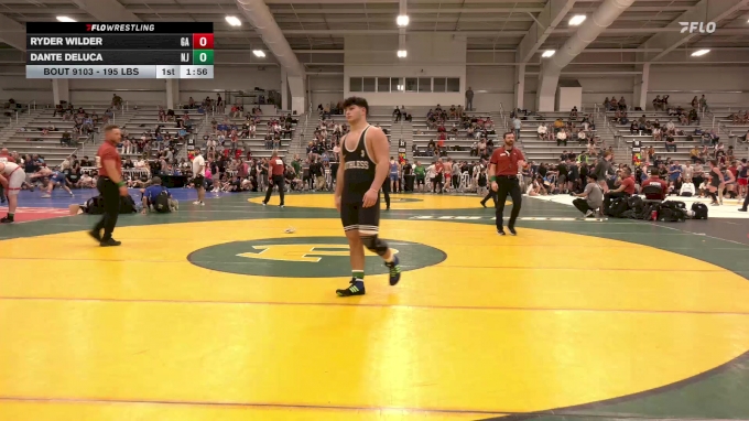 195 lbs Semifinal - Ryder Wilder, GA vs Dante DeLuca, NJ